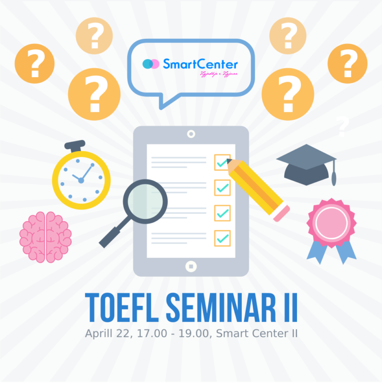 TOEFL Seminar 2: Reading Practice Test — Smart Center